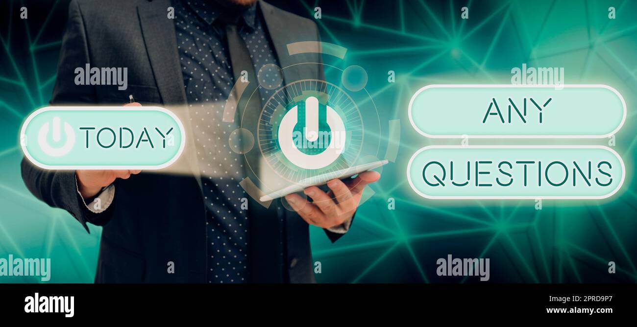 Writing Displaying Text Any Questions Business Idea Clueless Blank