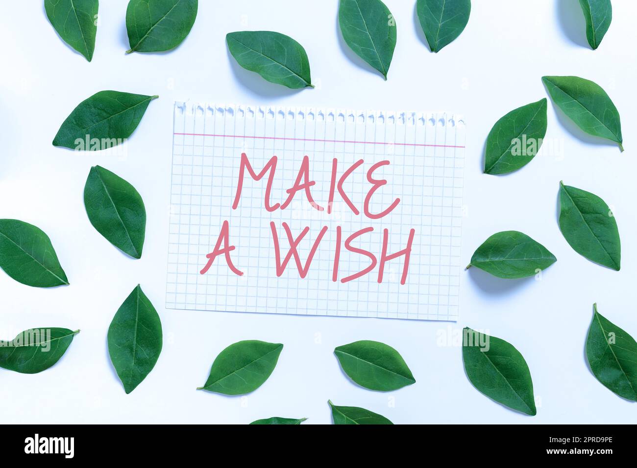 Text caption presenting Make A Wish. Business approach To have dreams ...