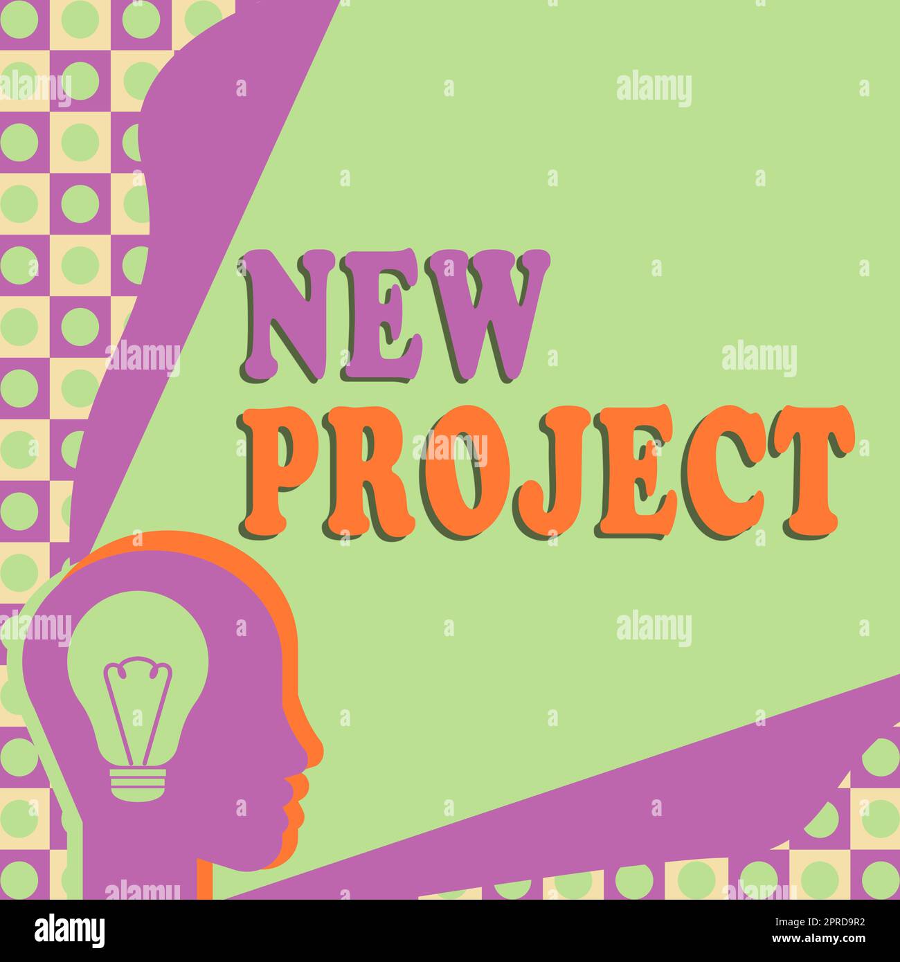 Sign displaying New Project, Business concept individual enterprise ...