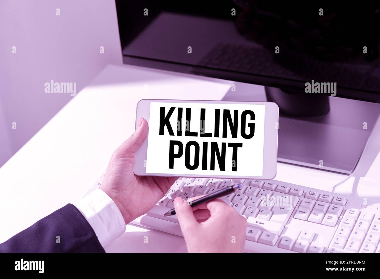 Writing displaying text Killing Point. Business approach Phase End ... Writing displaying text Killing Point. Business approach Phase End ...