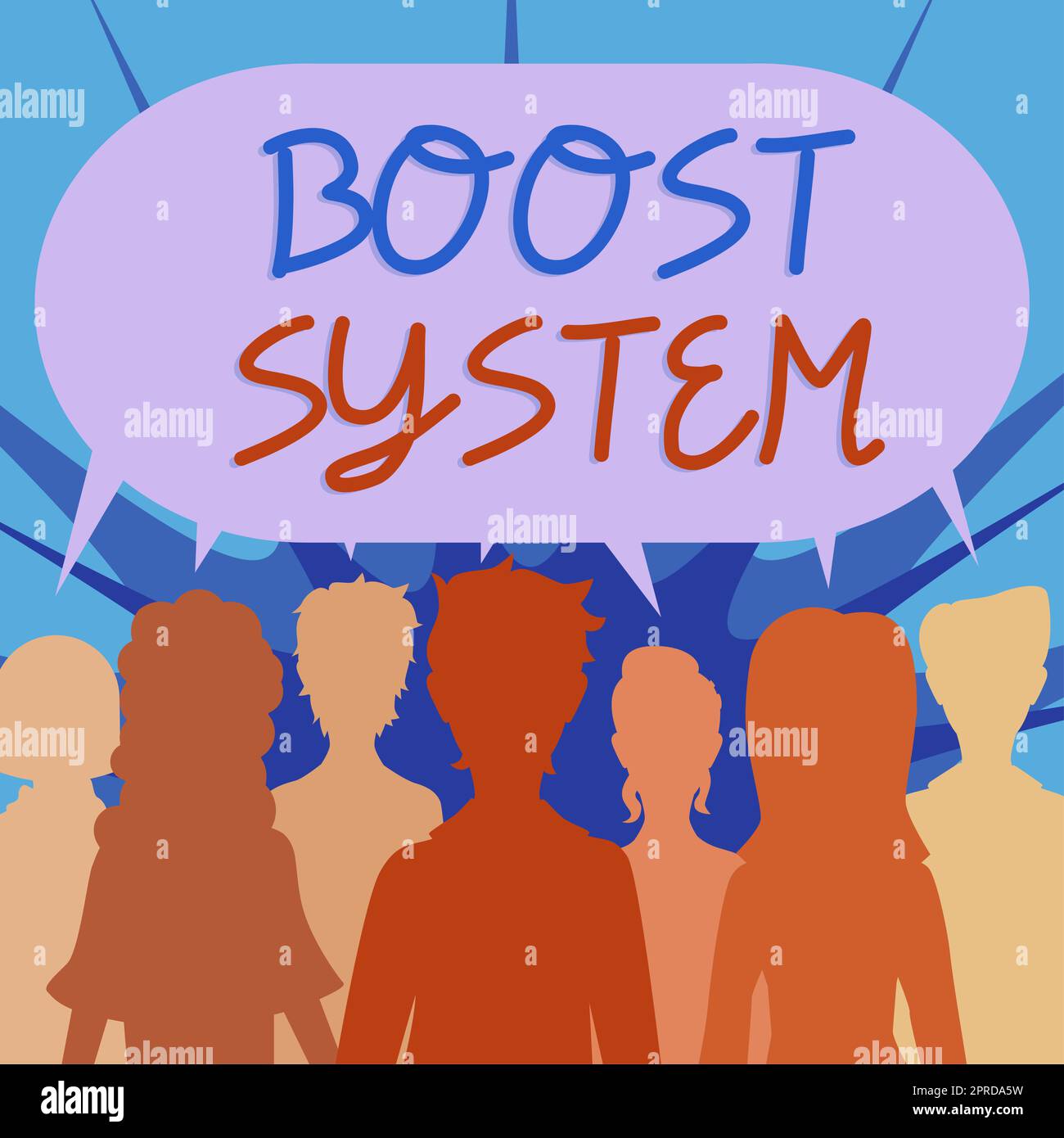 Text showing inspiration Boost System, Conceptual photo Rejuvenate ...