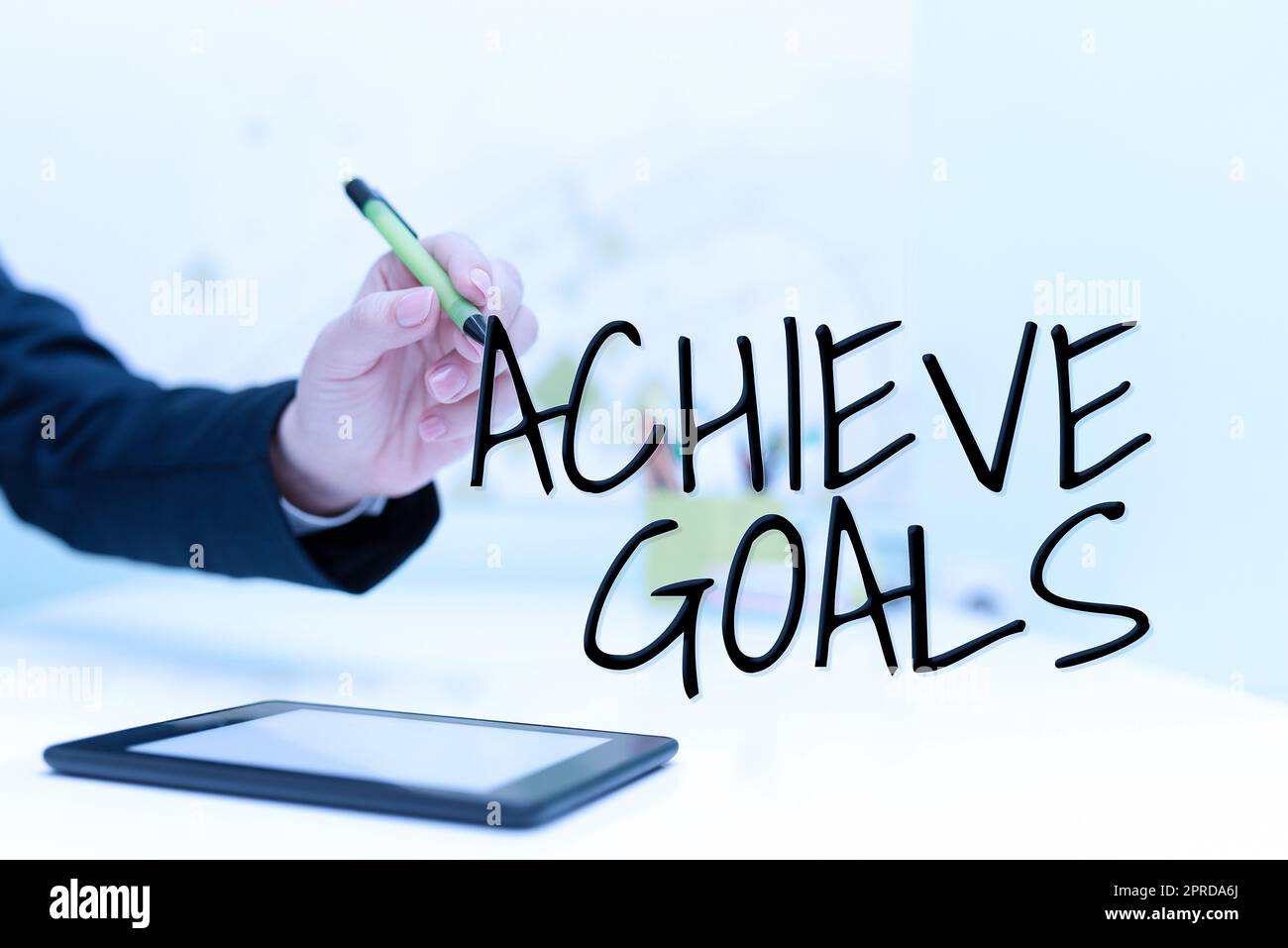 Text showing inspiration Achieve Goals. Internet Concept Results ...