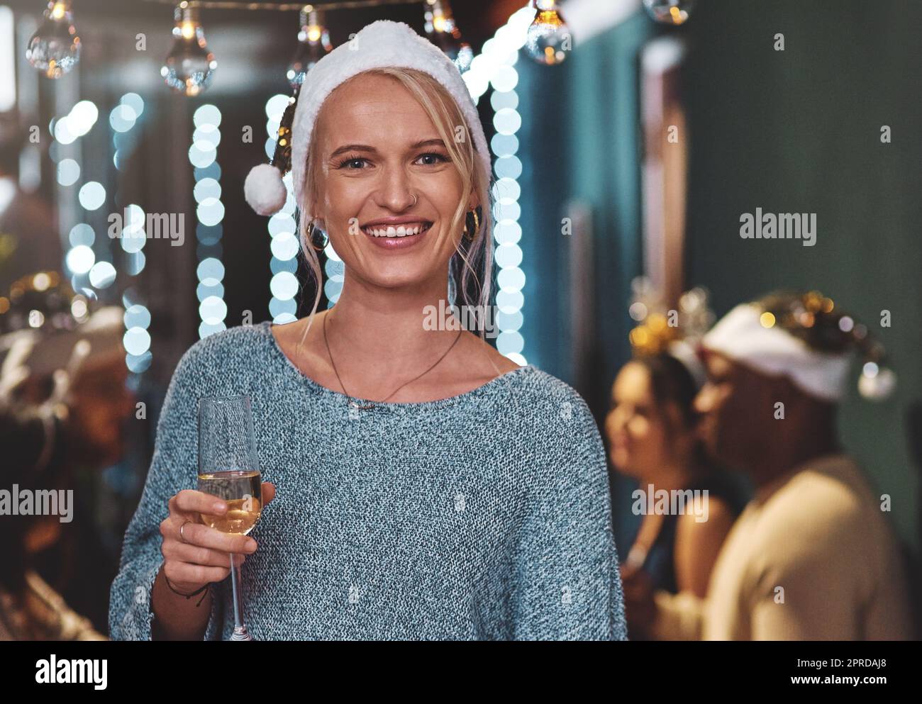 Group happy christmas women wearing hi-res stock photography and images ...