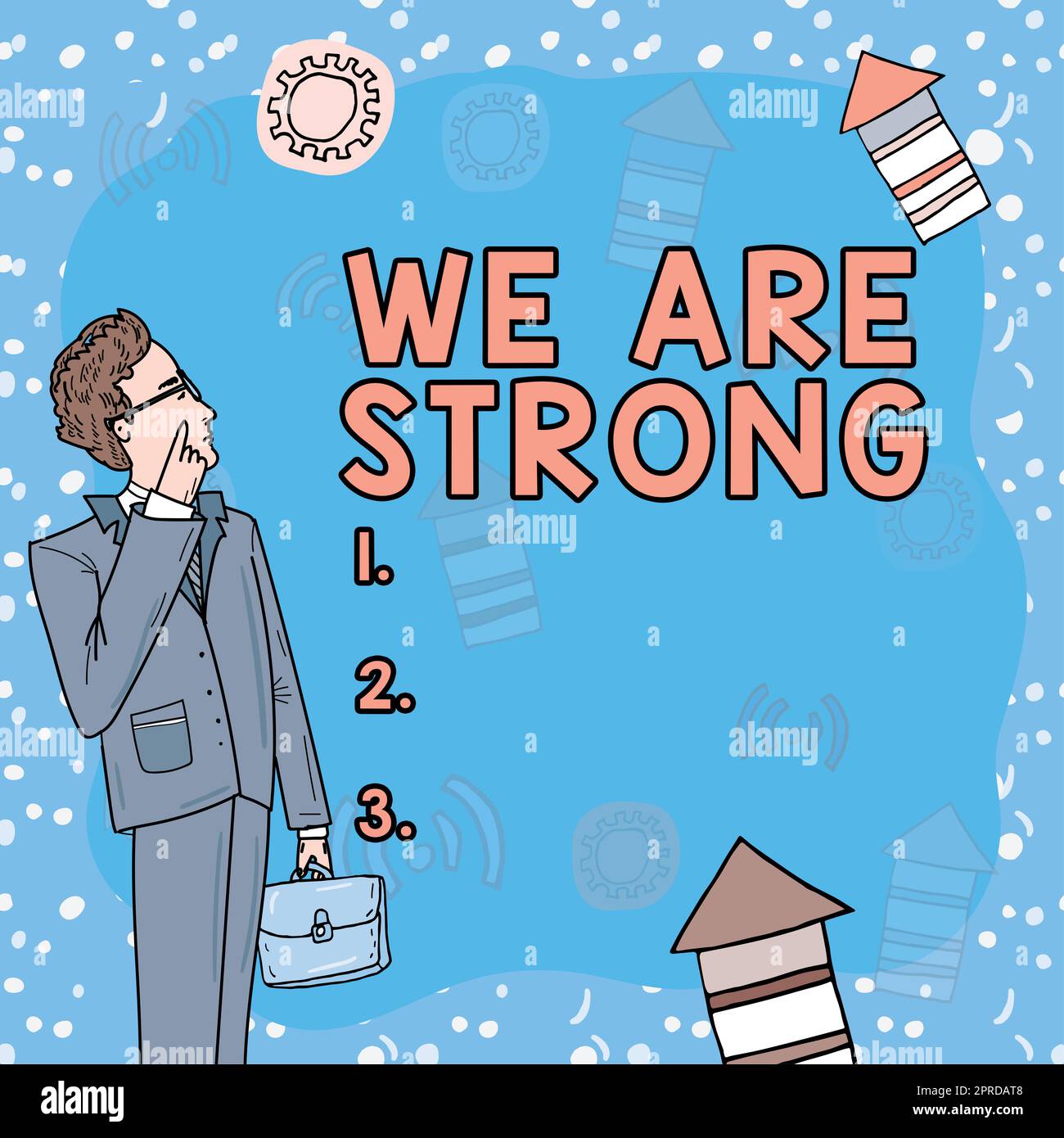 Writing displaying text We Are Strong. Word Written on Have great ...