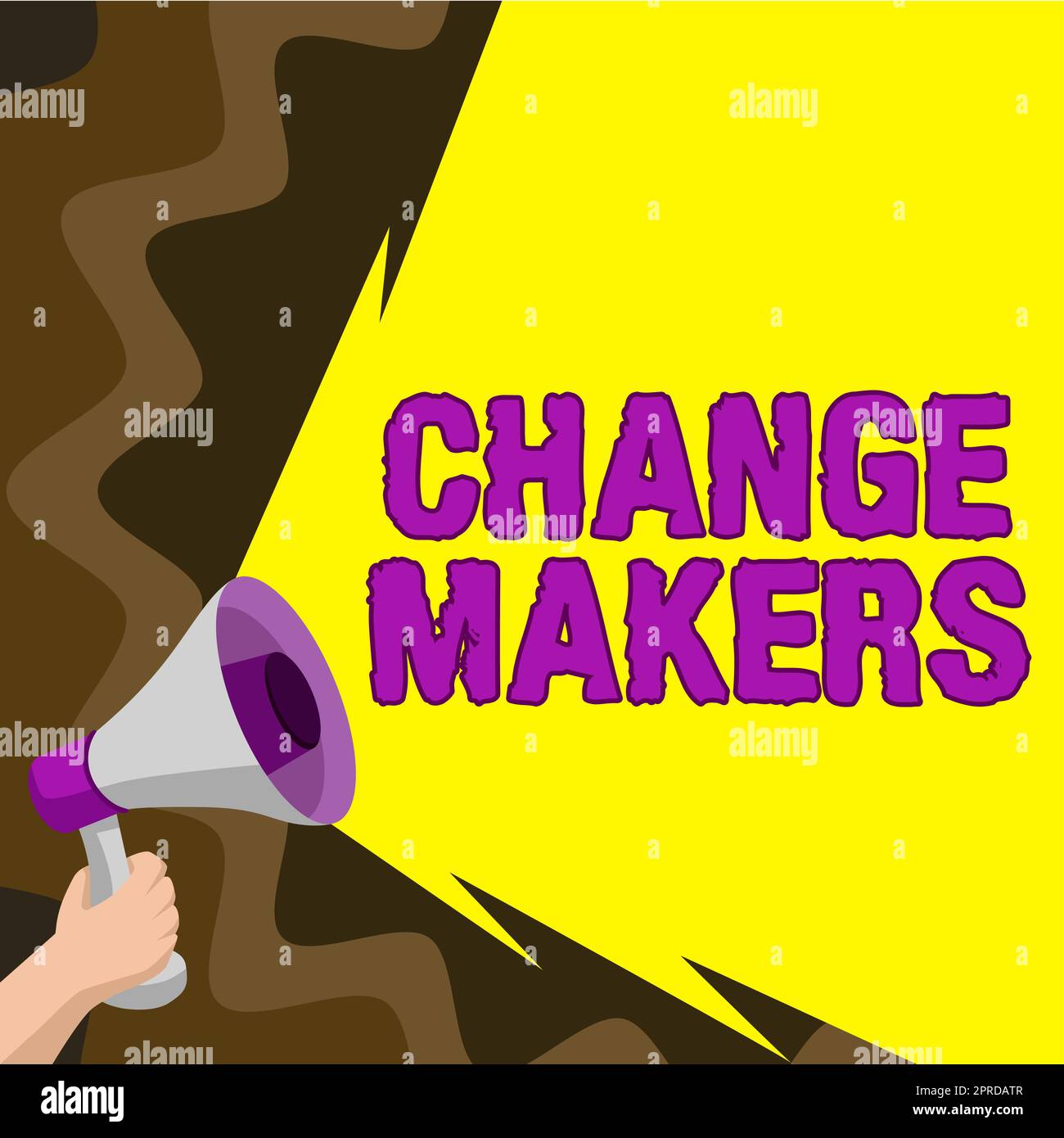 Inspiration showing sign Change Makers. Concept meaning Young Turk ...