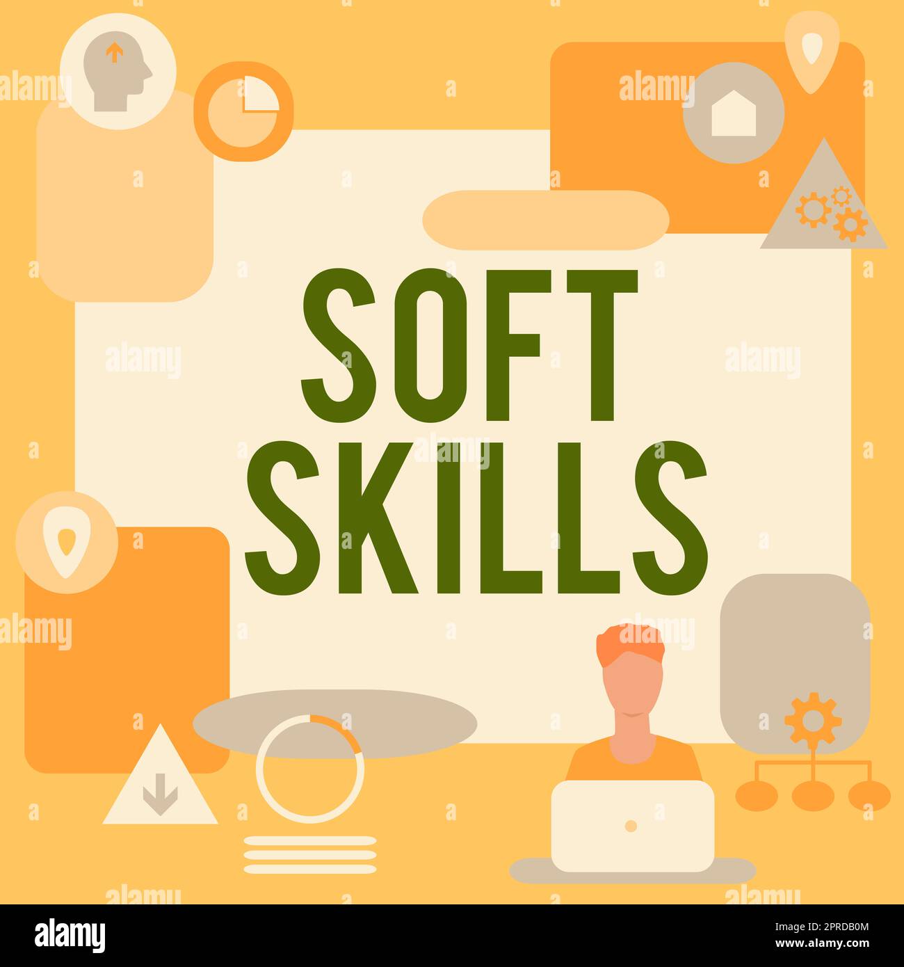 Conceptual caption Soft Skills. Business approach personal attribute ... Conceptual caption Soft Skills. Business approach personal attribute ...