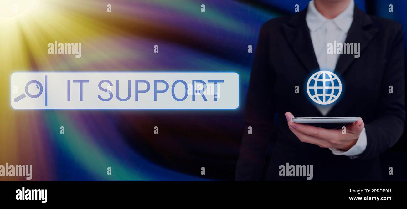 Hand writing sign It Support. Word Written on Lending help about ...