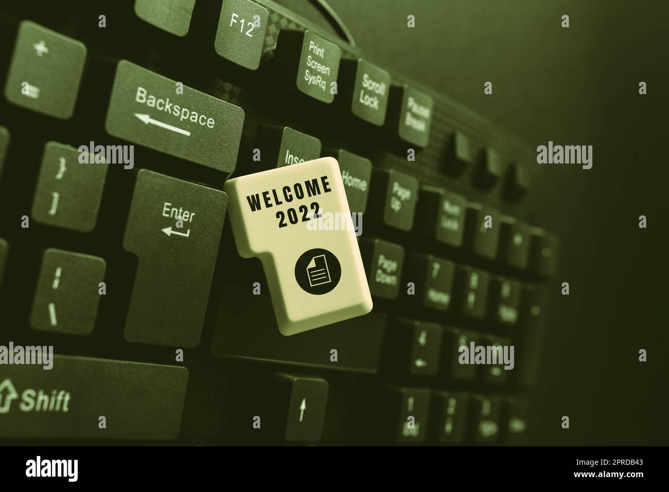 Hand writing sign Welcome 2022. Concept meaning New Year Celebration ...