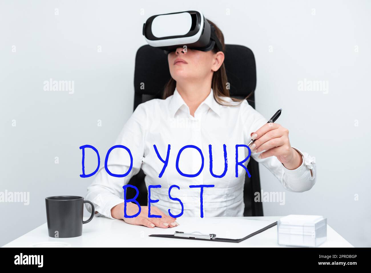 Hand writing sign Do Your Best. Conceptual photo Encouragement for a ...