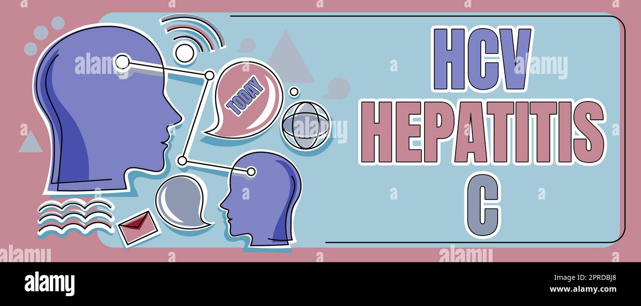 Inspiration showing sign Hcv Hepatitis C, Business approach Liver ...