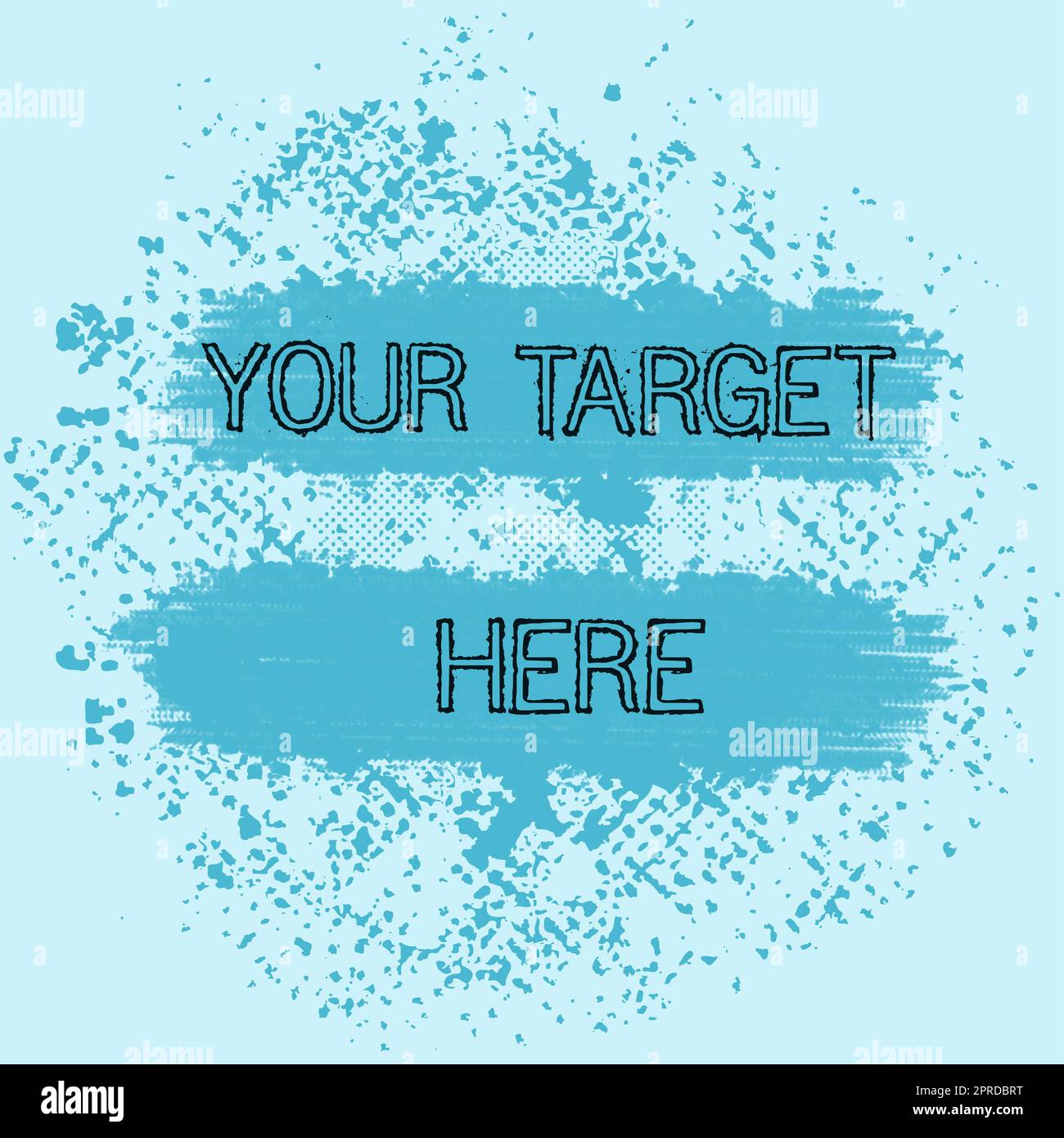 Conceptual display Your Target Here, Business idea Be focused on your ...