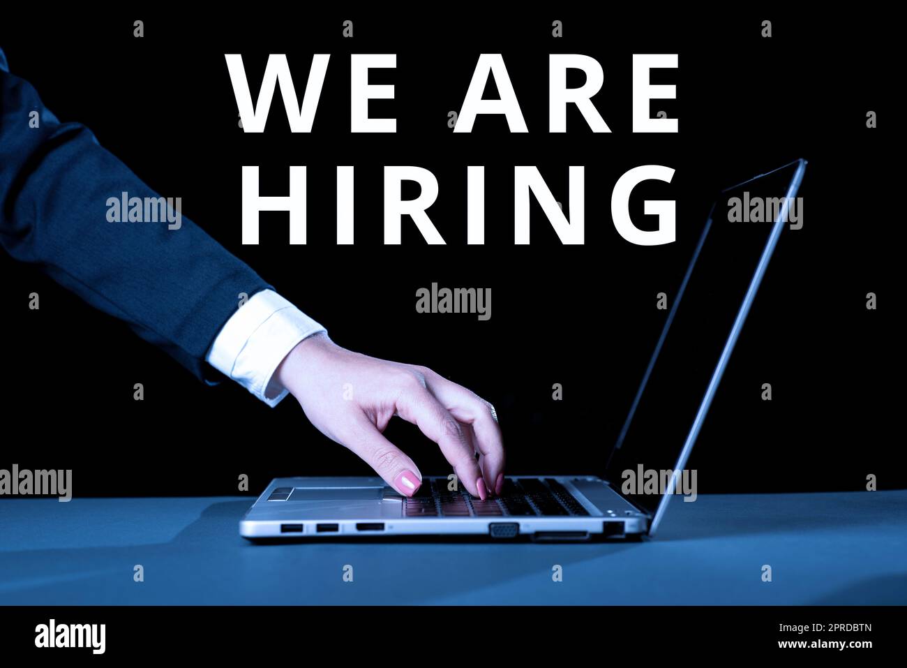 Writing displaying text We Are Hiring. Business idea Workforce Wanted ...