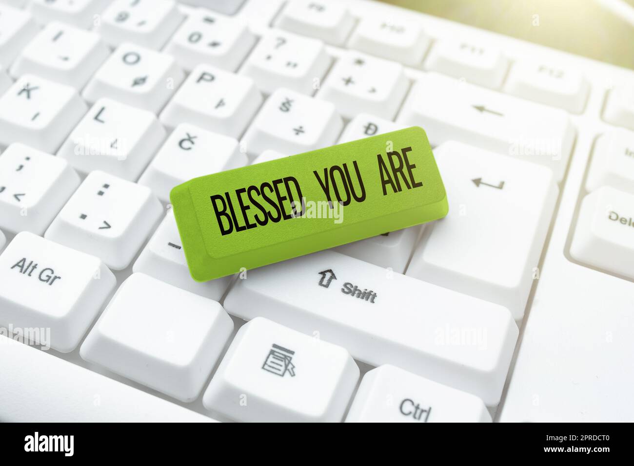 Hand writing sign Blessed You Are. Business overview Spiritual ...