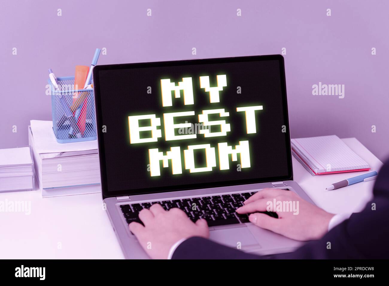 Writing displaying text My Best Mom. Business concept Admire have ...