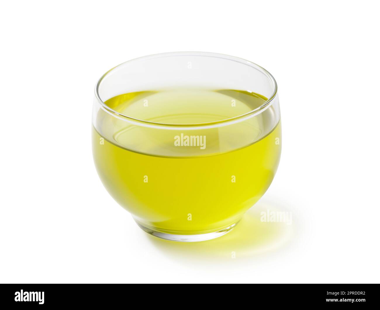 Cold green tea placed on a white background Stock Photo - Alamy