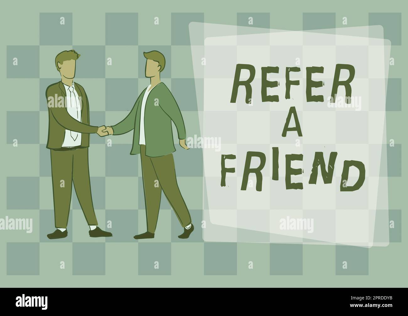 Text sign showing Refer A Friend. Business showcase Recommendation ... Text sign showing Refer A Friend. Business showcase Recommendation ...