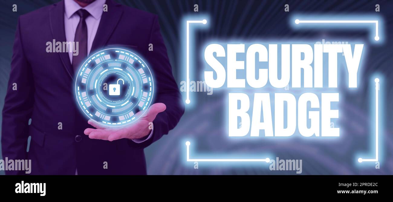 Inspiration showing sign Security BadgeCredential used to gain accessed ...
