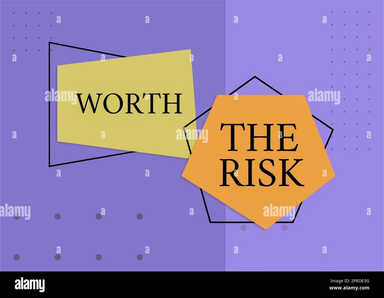 Hand writing sign Worth The Risk. Conceptual photo Something may be ...