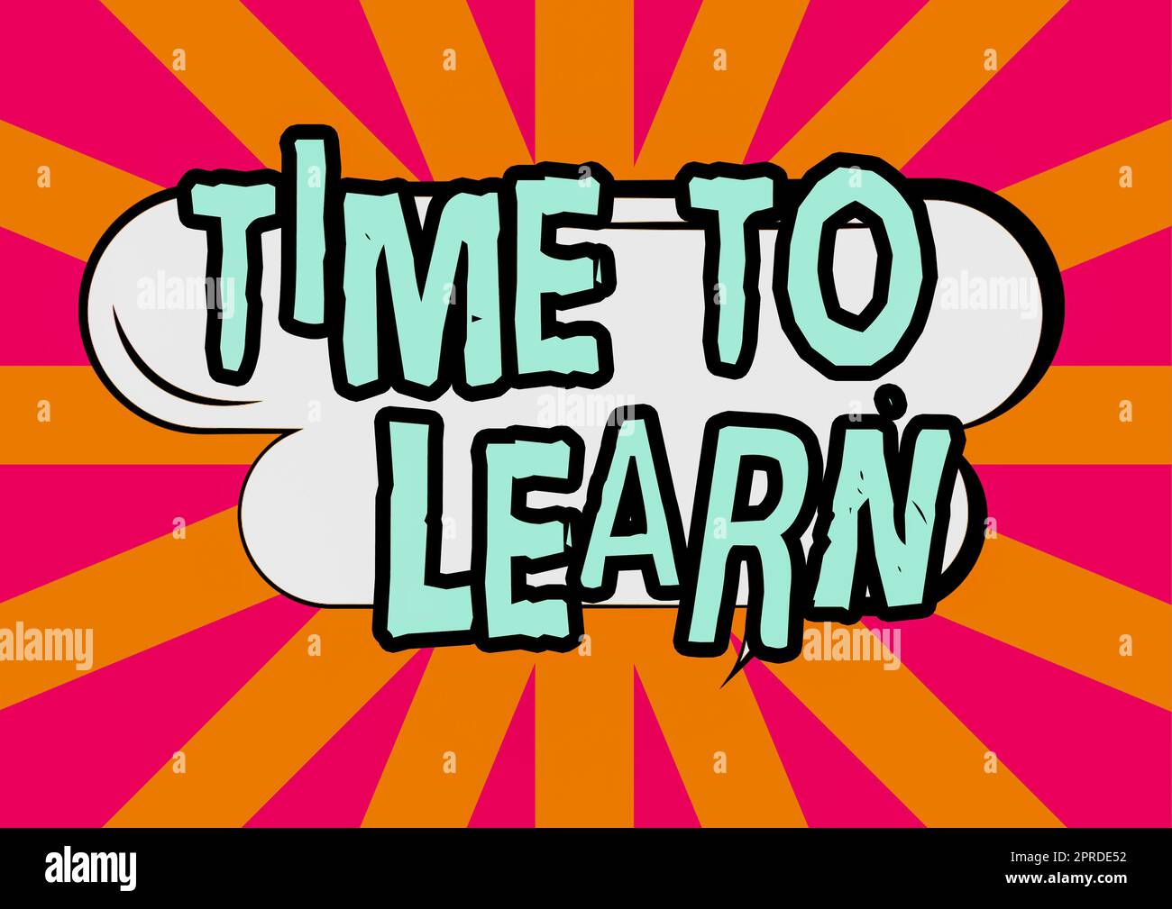 Conceptual display Time To Learn. Business showcase Obtain new ...