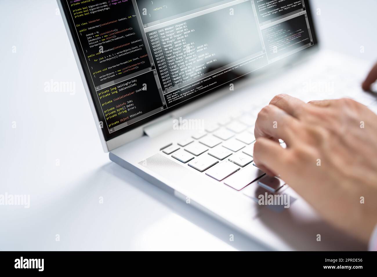 Computer Programmer Using Development Software Stock Photo - Alamy Computer Programmer Using Development Software Stock Photo - Alamy