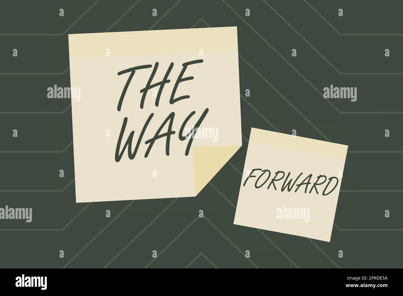 Handwriting text The Way Forward. Business idea Direction to keep going ...