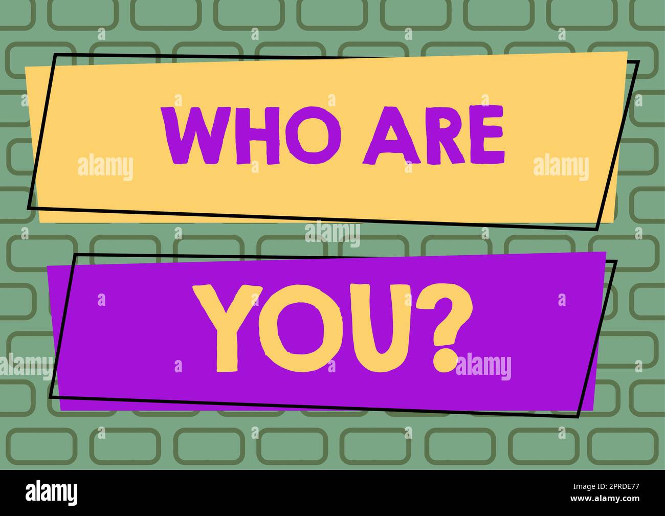 Inspiration showing sign Who Are You Question. Word Written on Identify ...
