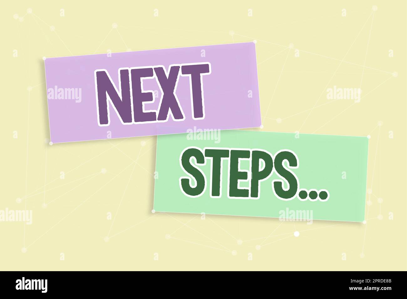 Text showing inspiration Next Steps. Business concept Following Moves ...