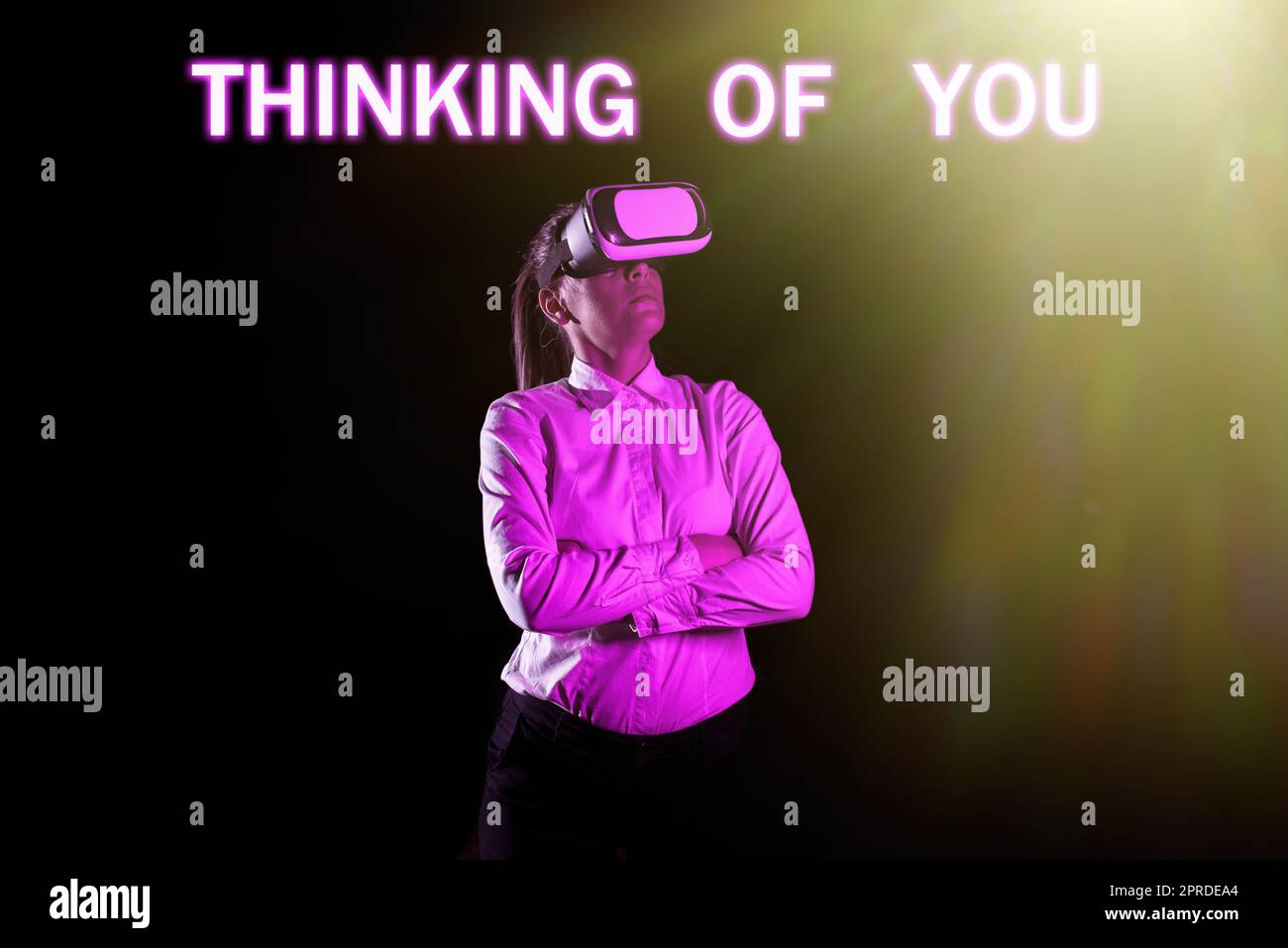 Conceptual caption Thinking Of You. Business overview To have somebody ...