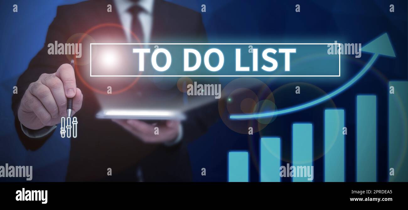 Text caption presenting To Do List. Word Written on A structure that ...