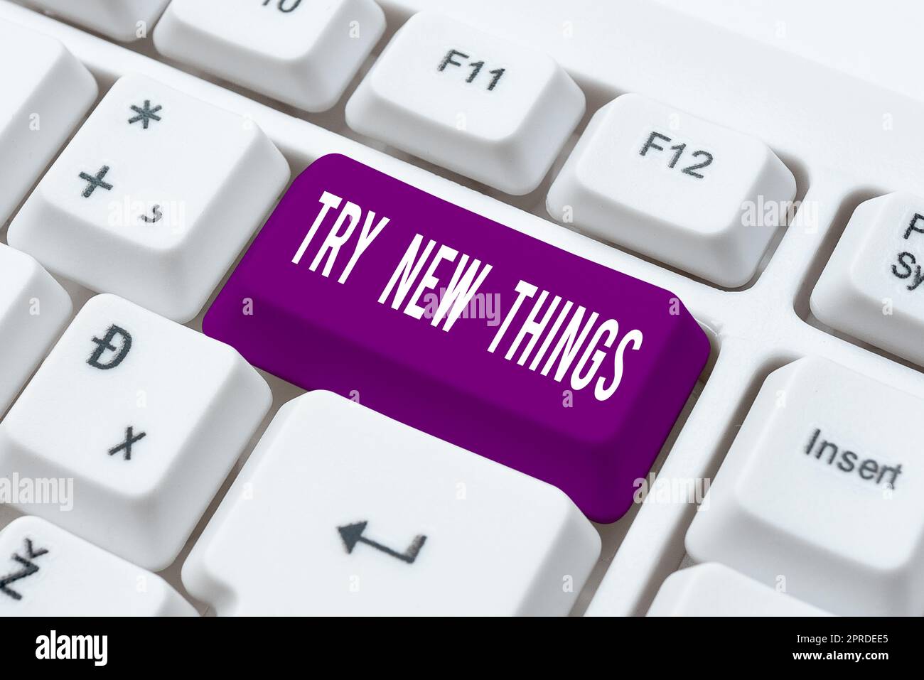 Writing displaying text Try New Things. Business overview Do different ...