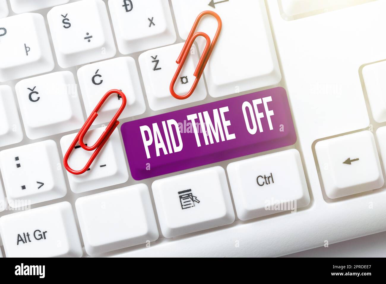 Hand writing sign Paid Time Off. Business showcase Receiving payments ...
