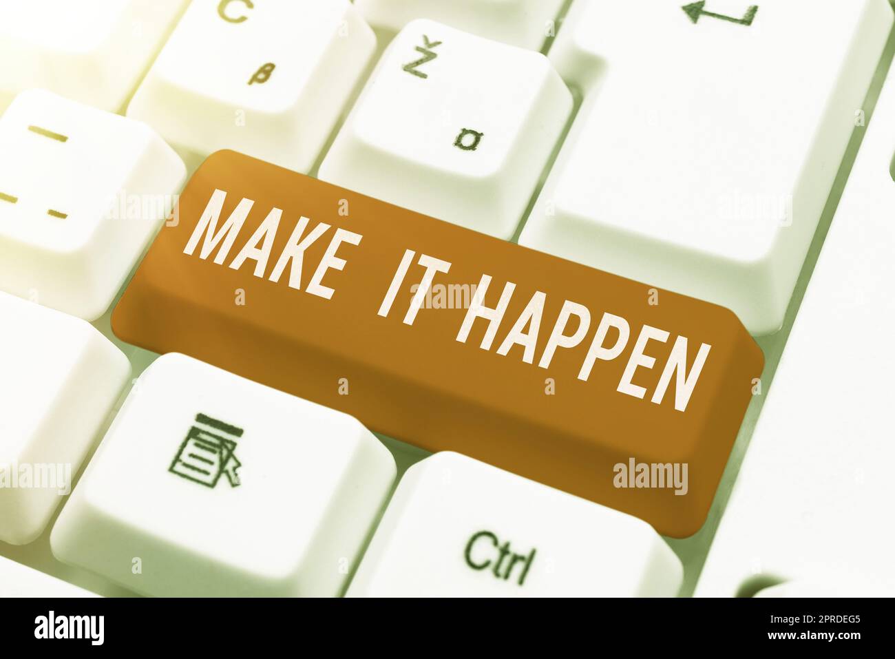 Conceptual display Make It Happen. Business showcase Do things so your ...