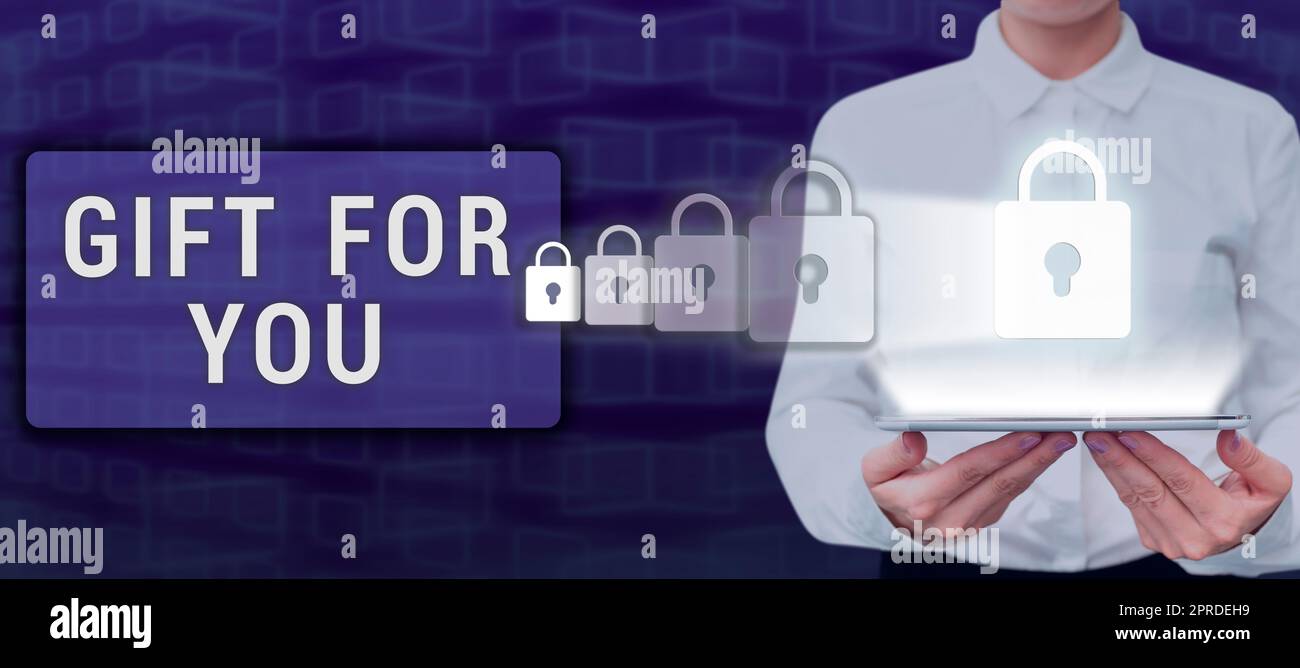 Pointing at gift hi-res stock photography and images - Alamy