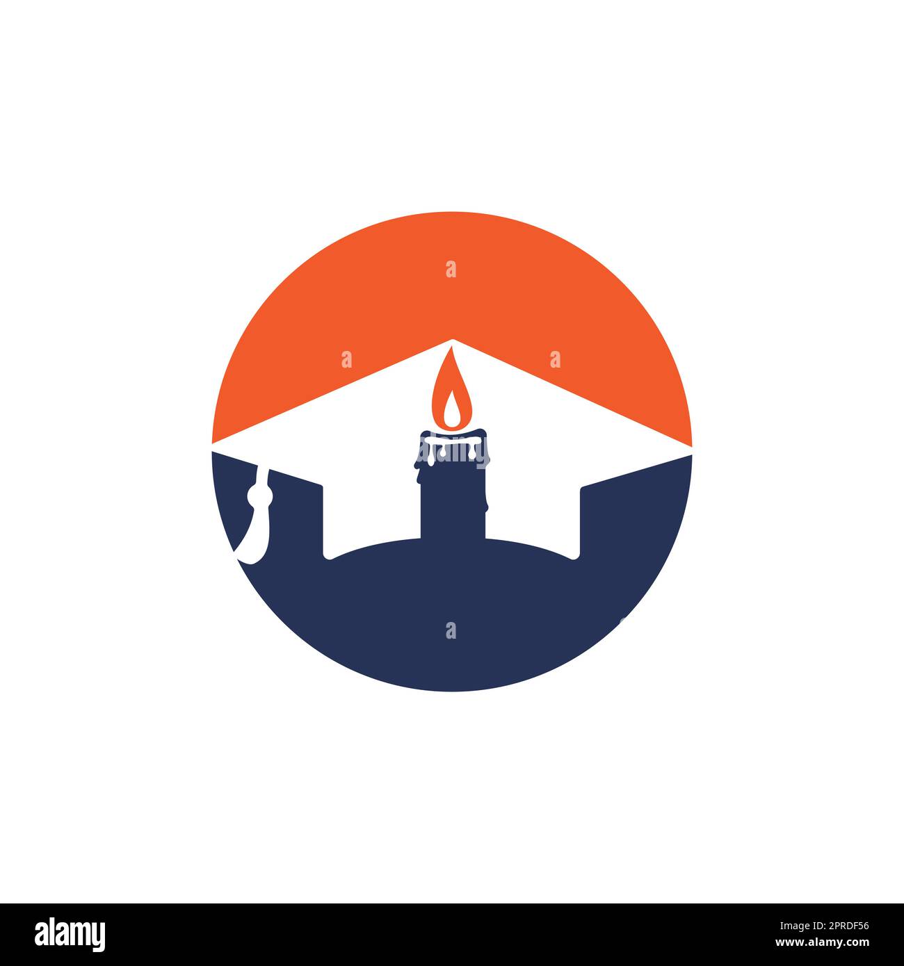 Educational and institutional logo design concept. Graduation cap with ...