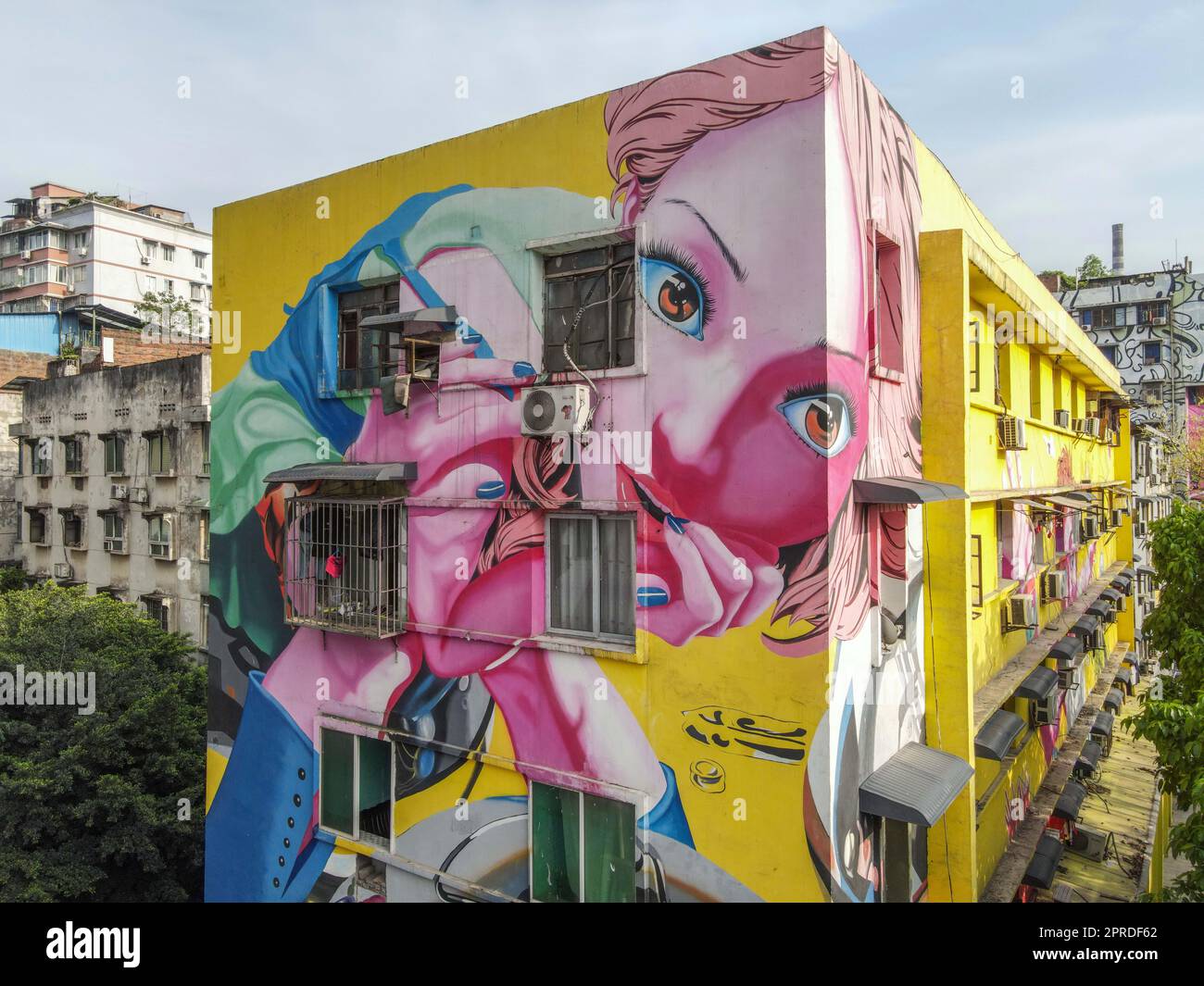 CHONGQING, CHINA - APRIL 26, 2023 - A view of the world's longest ...