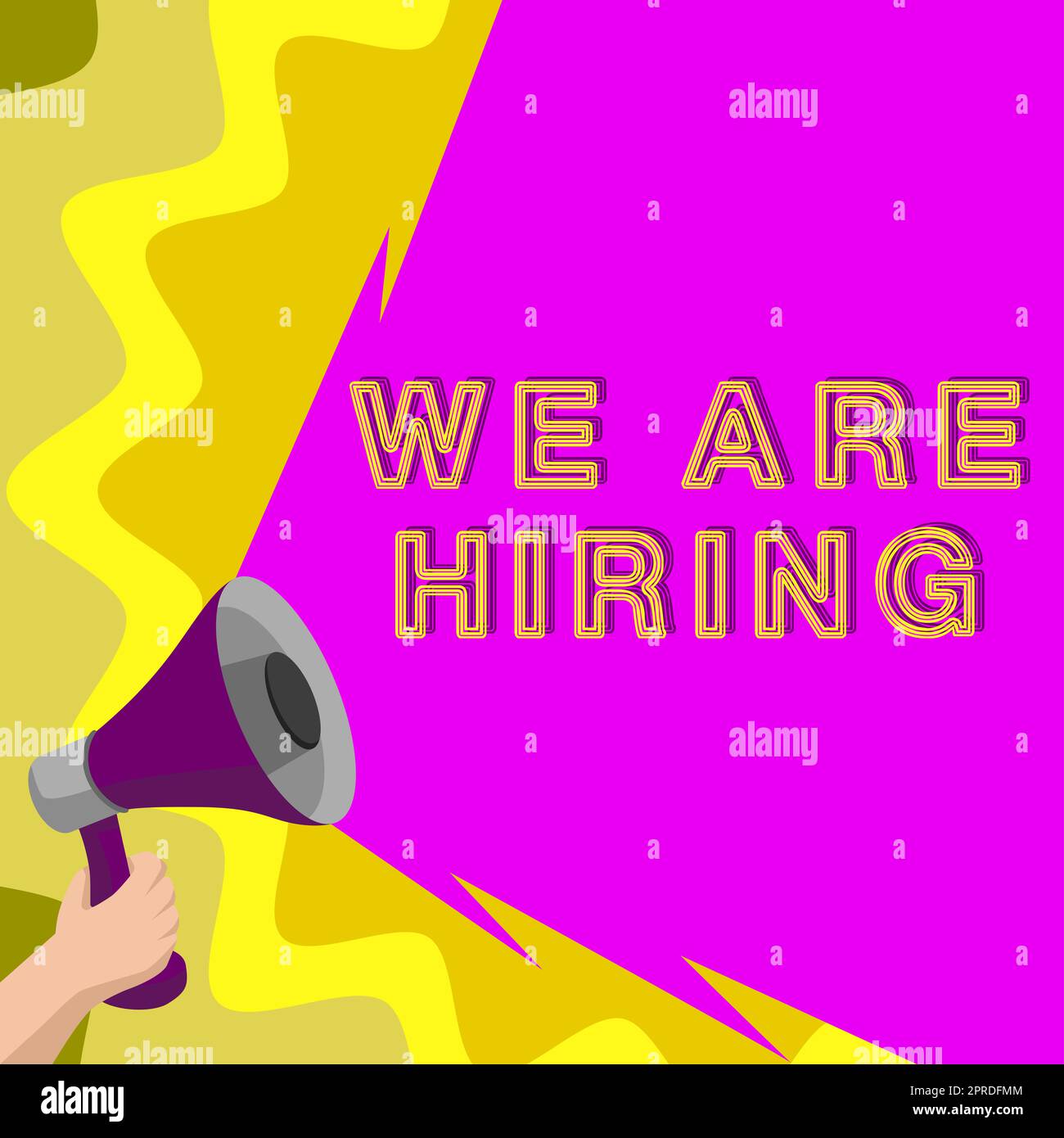 Text sign showing We Are Hiring. Business approach Workforce Wanted HR ...