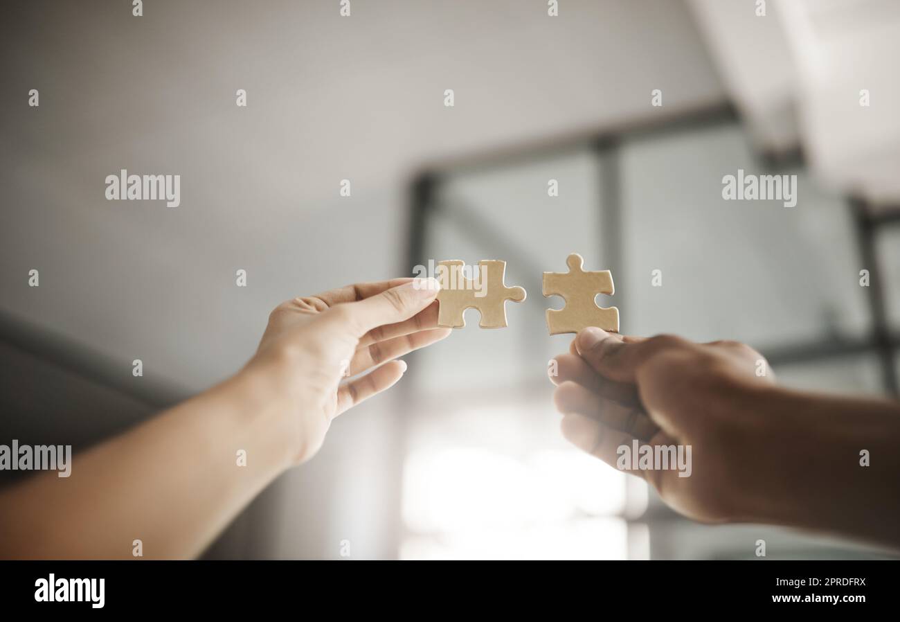 Closeup hands of partners in unity, planning and working on strategy ...