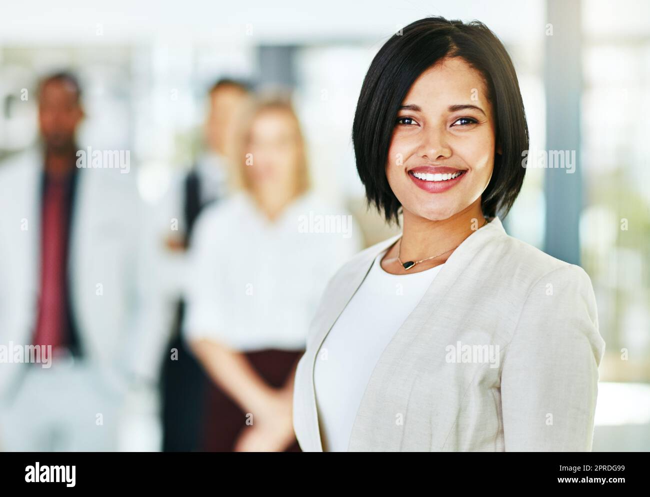 Smart smiling hi-res stock photography and images - Alamy