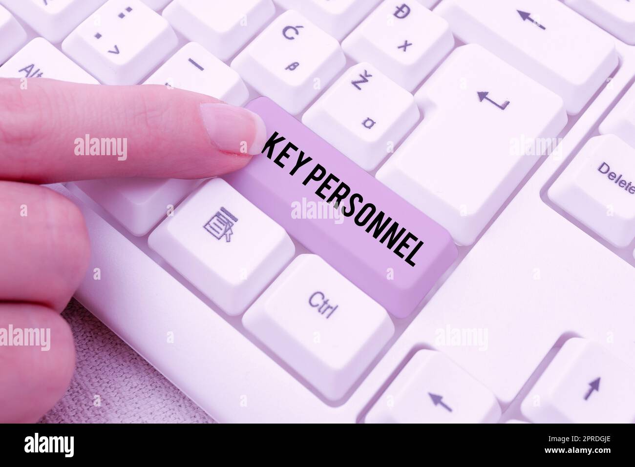 Text showing inspiration Key Personnel. Concept meaning Program ...