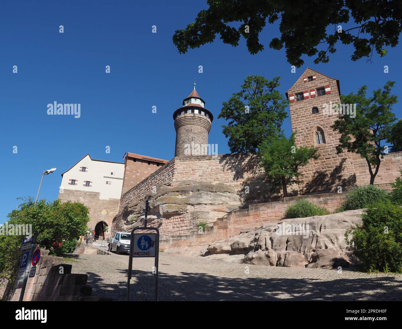Nuernberger Burg castle in Nuernberg Stock Photo - Alamy