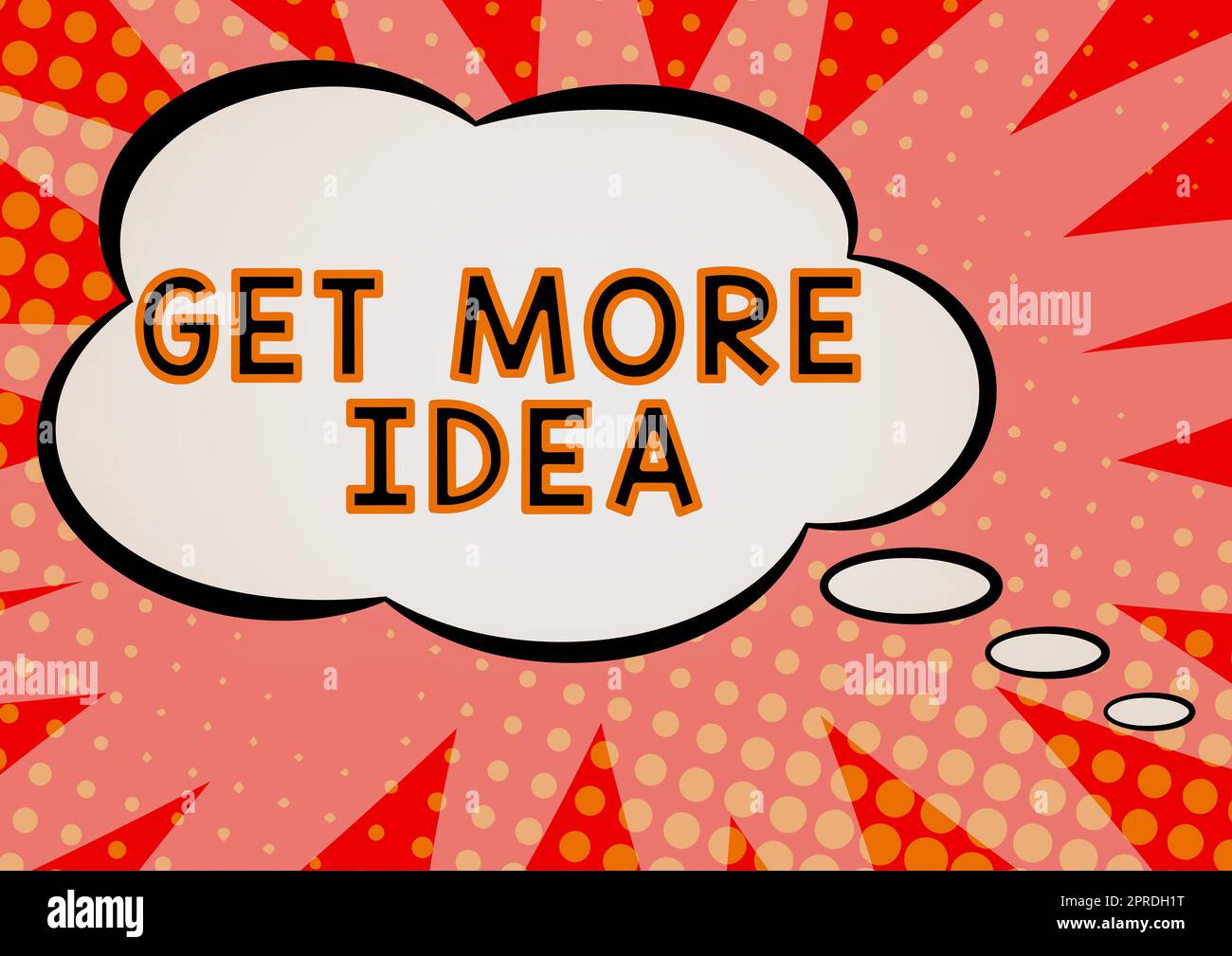 Text showing inspiration Get More Idea, Business approach Random Input ...