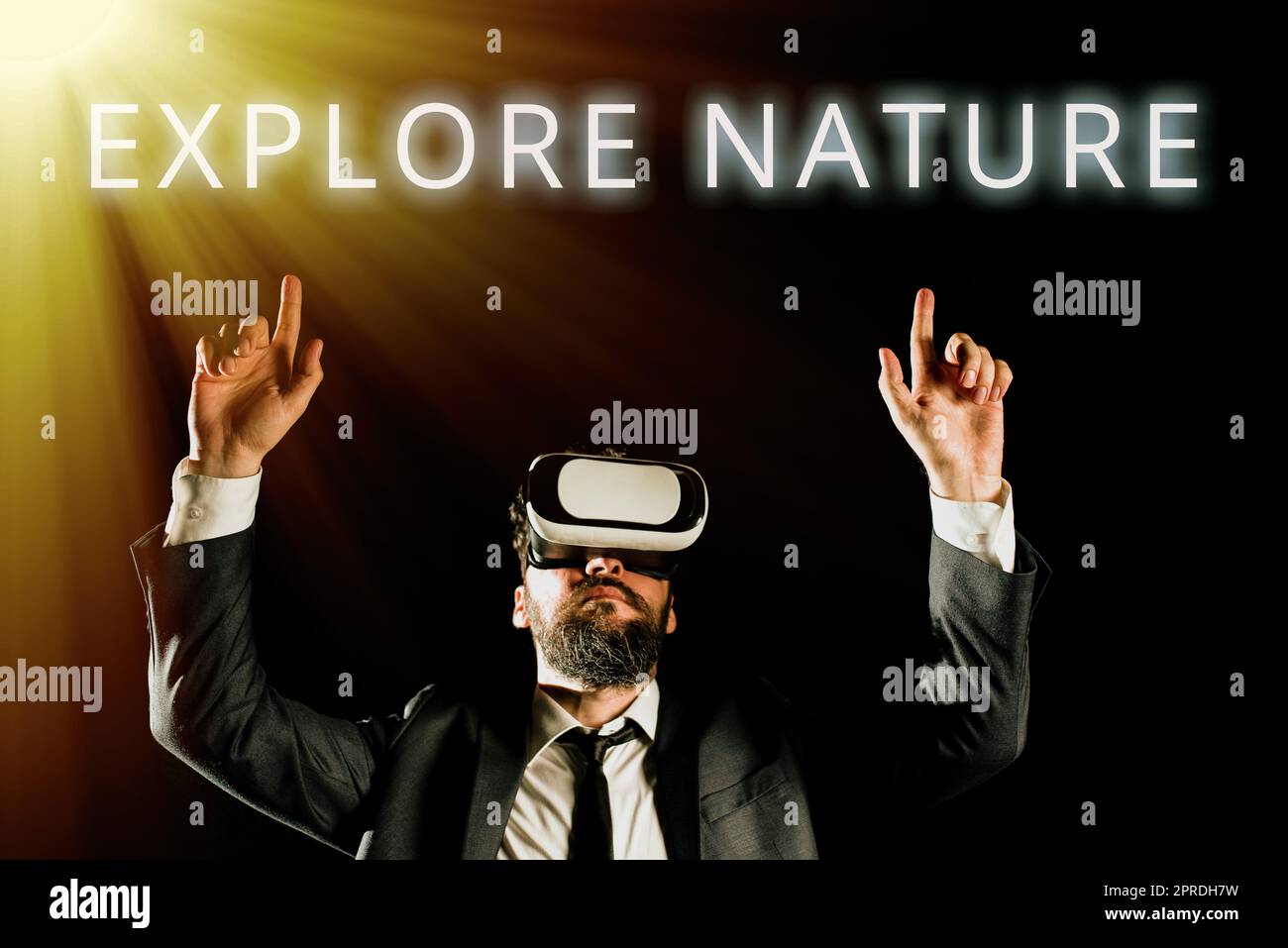 Text showing inspiration Explore Nature. Business showcase Reserve ...