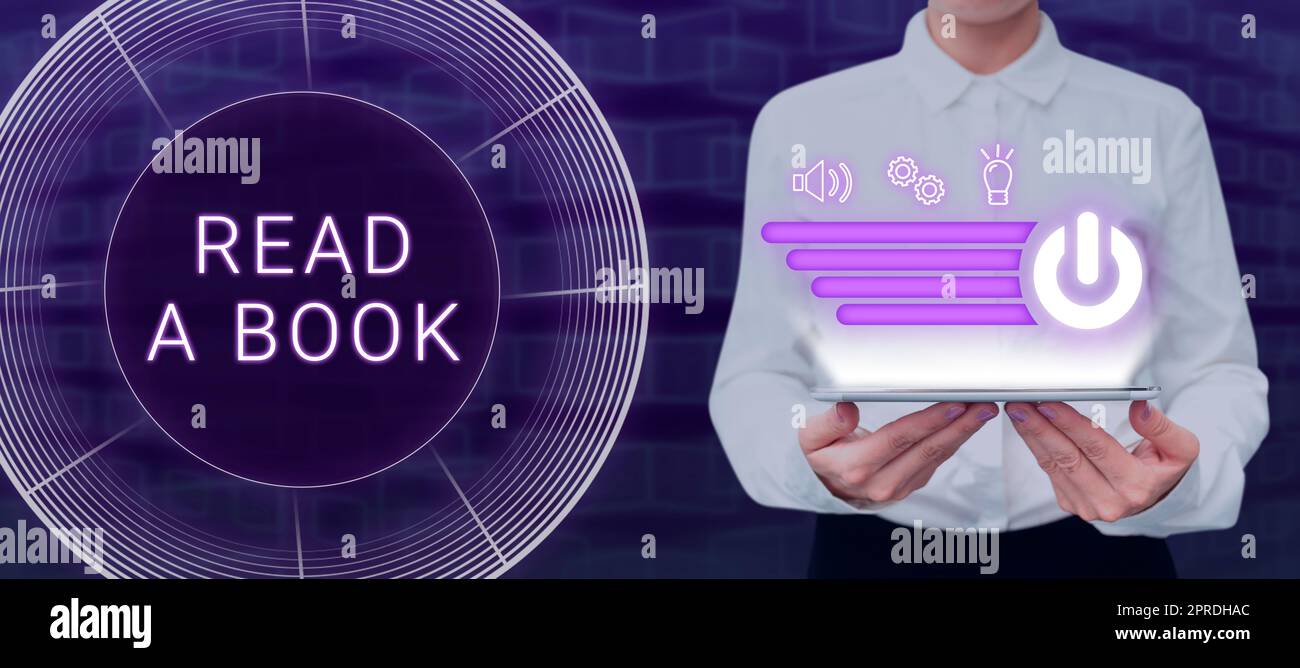 Conceptual caption Read A Book. Word for Enjoy literature traditional ...