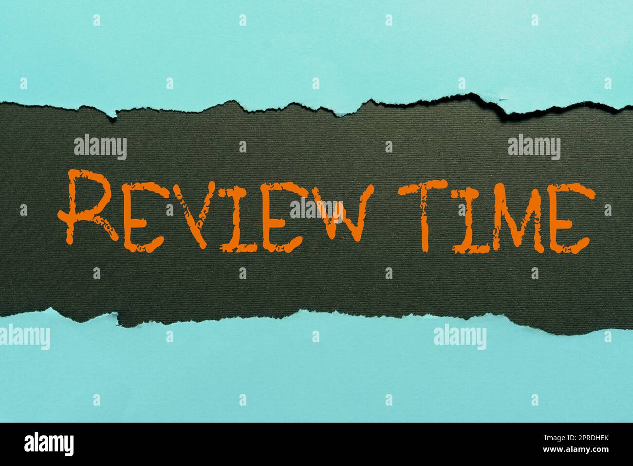 Text caption presenting Review Time. Business approach situation or ...