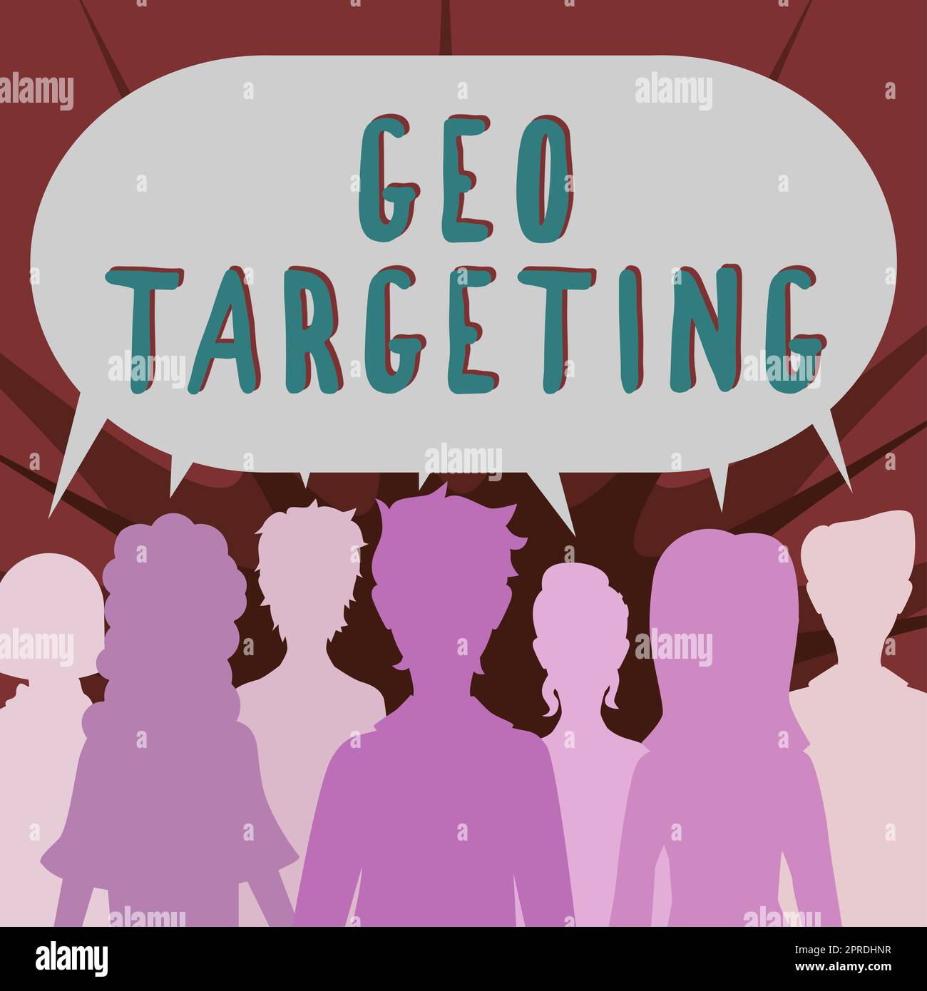 Text caption presenting Geo Targeting, Word Written on Digital Ads ... Text caption presenting Geo Targeting, Word Written on Digital Ads ...