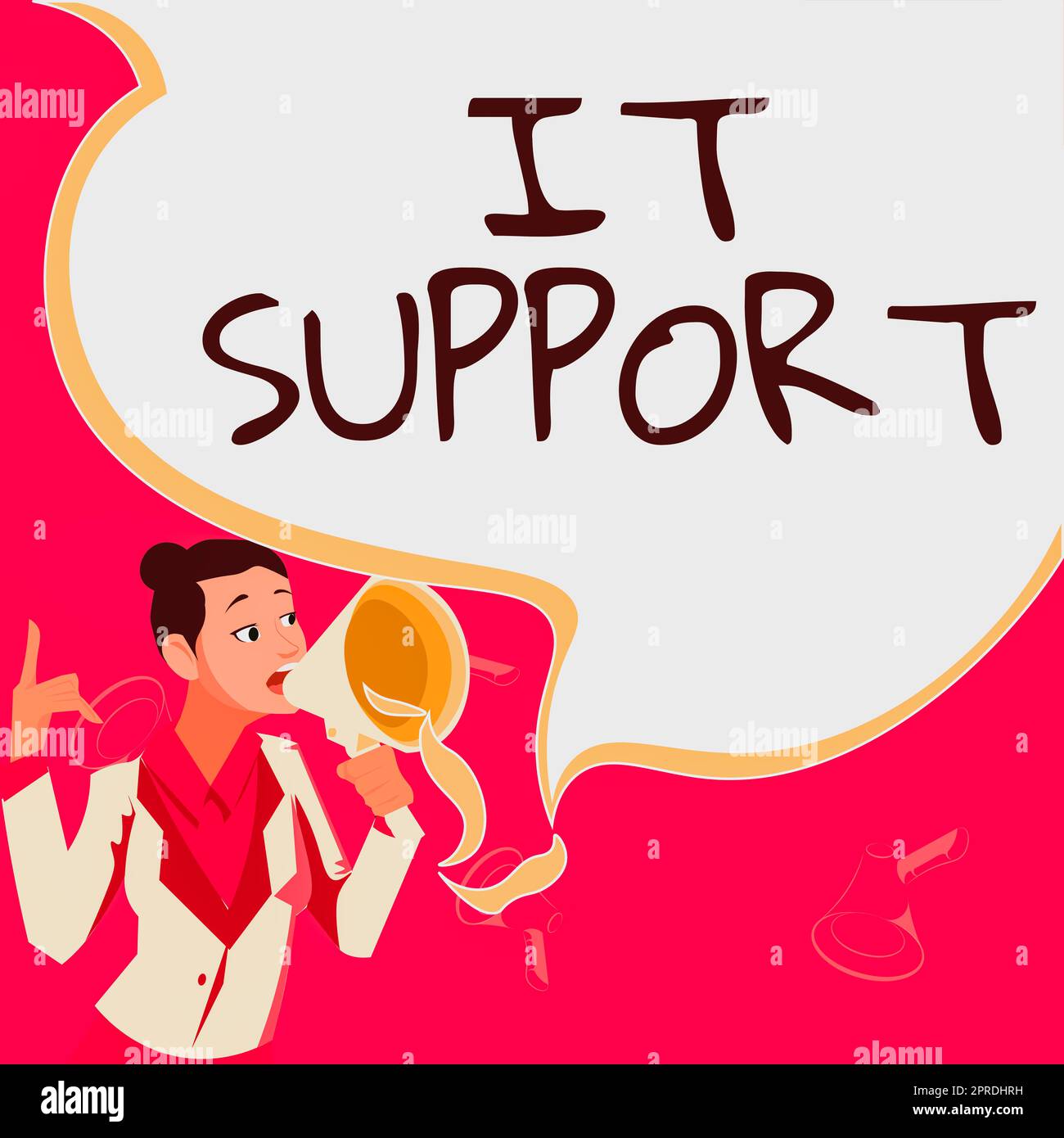 Hand writing sign It Support. Business showcase Lending help about ...