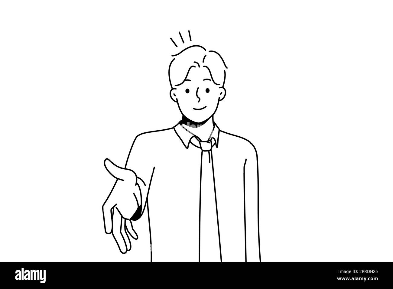 Smiling negotiation Black and White Stock Photos & Images - Alamy