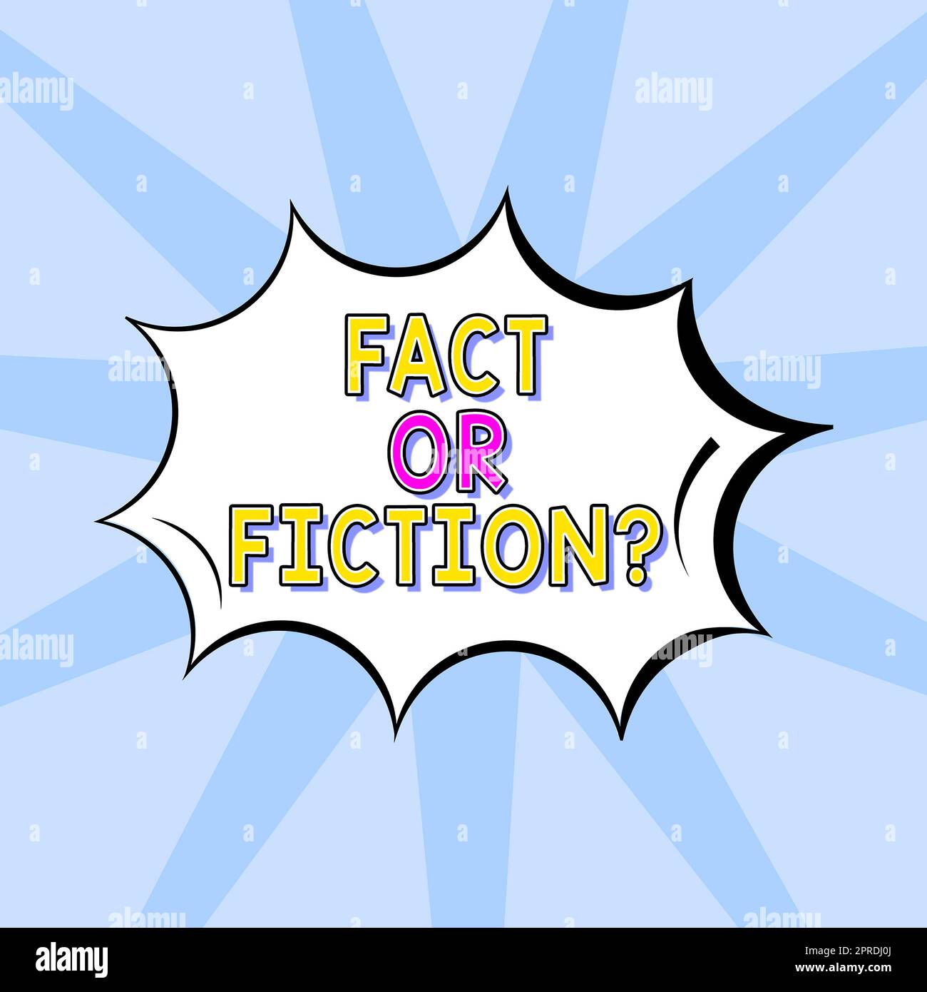 Text sign showing Fact Or Fiction. Word for Is it true or is false ...
