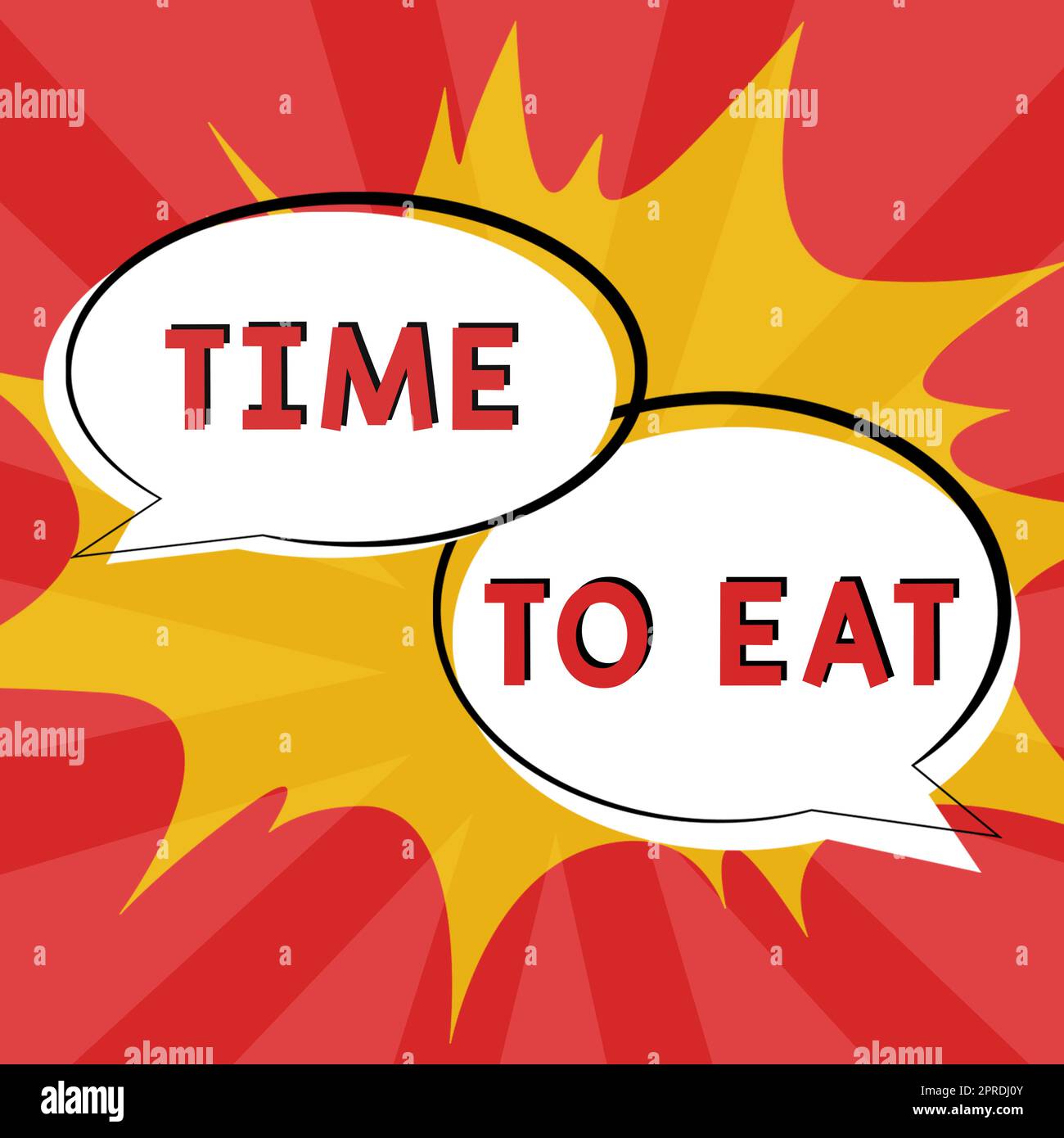 Text sign showing Time To Eat. Internet Concept Right moment to enjoy a ...