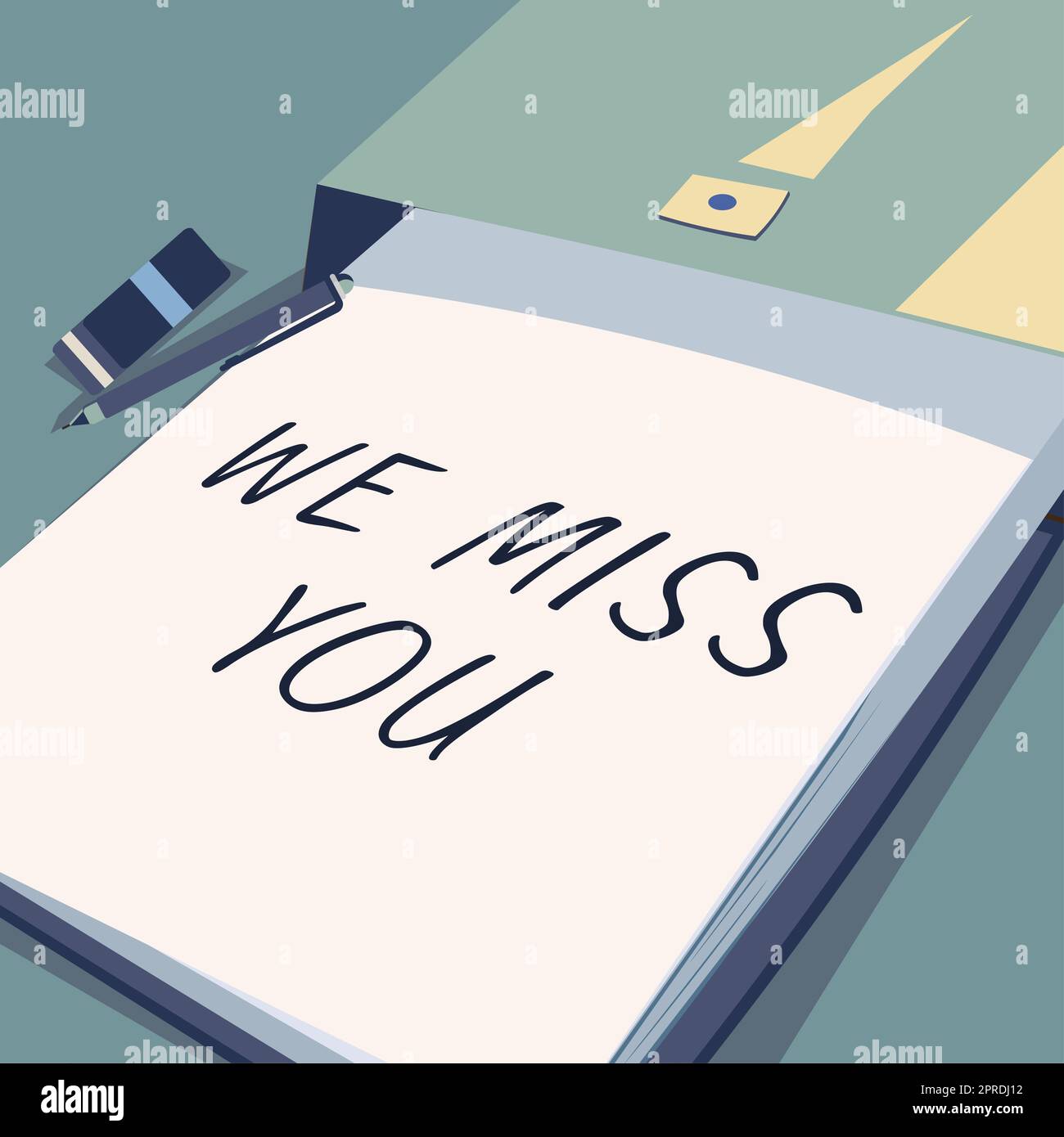 Text showing inspiration We Miss You. Word Written on Feeling sad ...